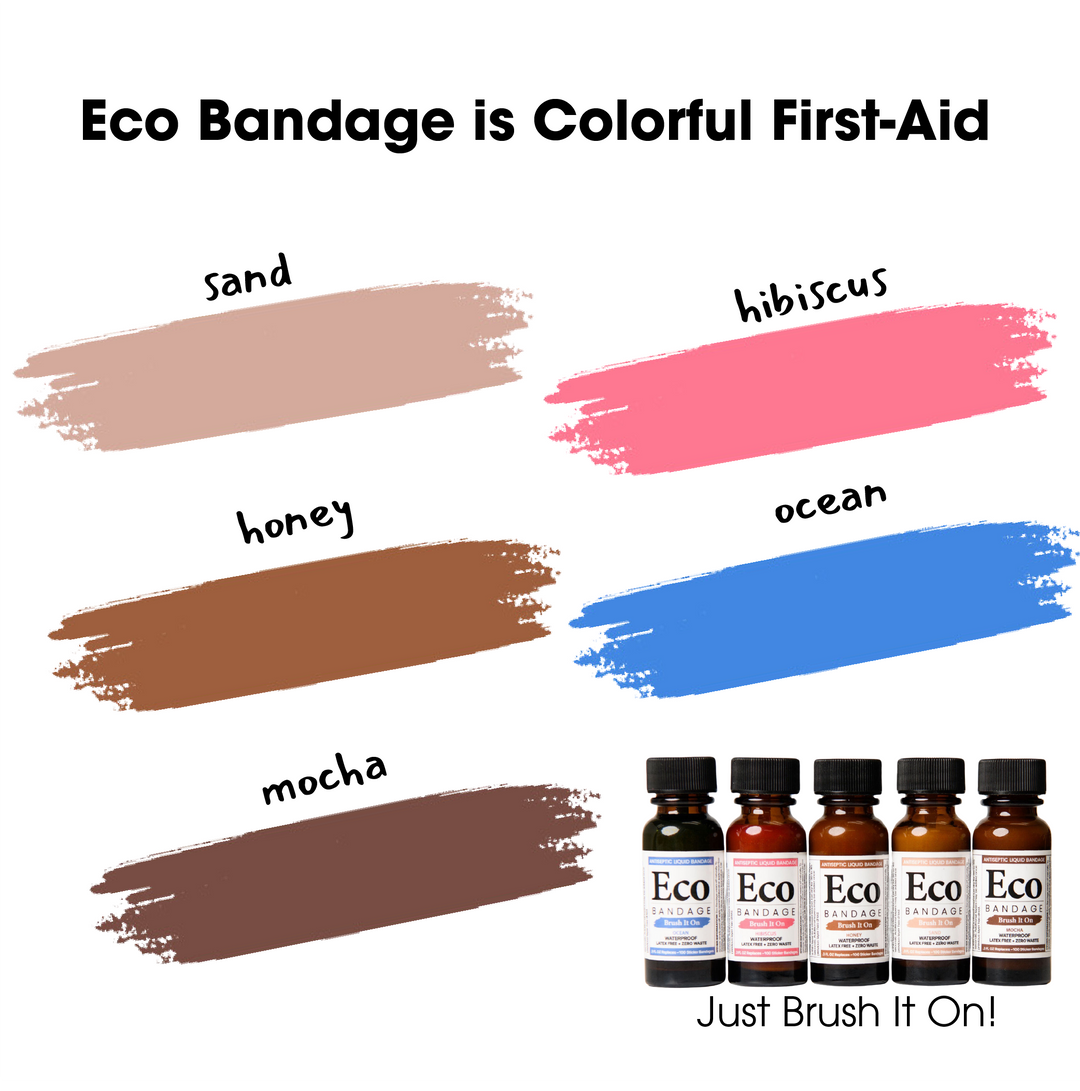 Eco Bandage Antiseptic Colored Liquid Bandage Sand, 0.3 oz – ECO BANDAGE